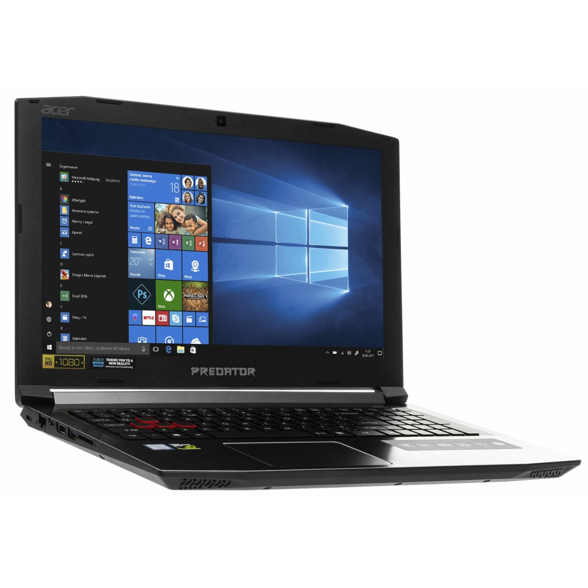 ACER Predator Helios 300 i5-8300H 8GB 256GB SSD GF-GTX1050Ti W10 Laptop ...