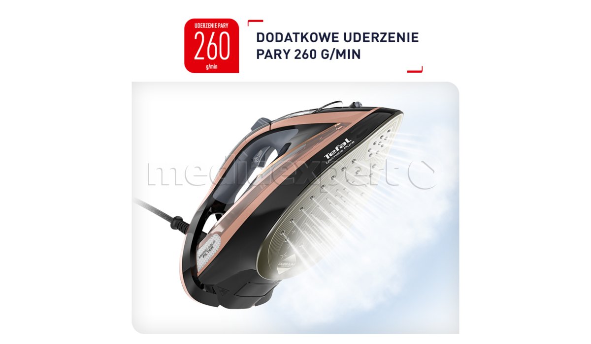 TEFAL Ultimate Pure FV9845E0 Żelazko - ceny i opinie w Media Expert