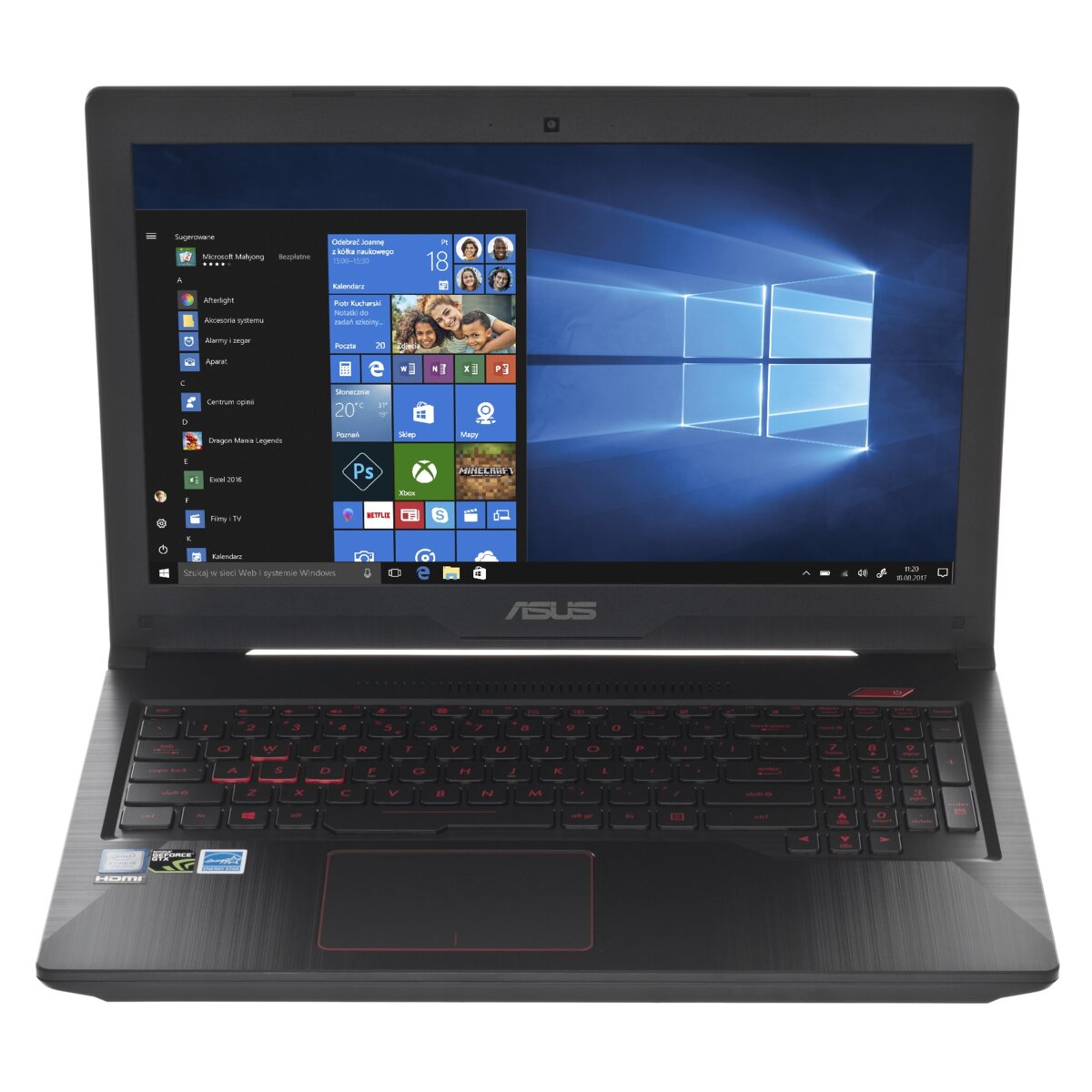 ASUS FX503VD-E4295T i5-7300HQ 8GB 1000GB GF-GTX1050 W10 Laptop - ceny i ...