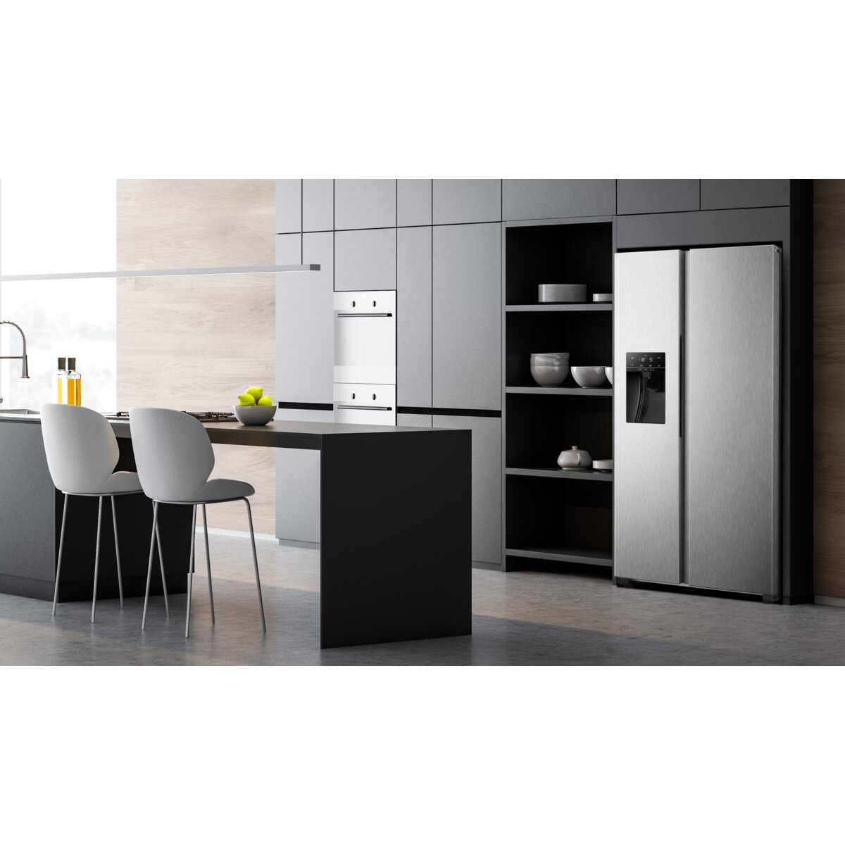 HISENSE RS650N4AC2 Side by side Kostkarka Lodówka - ceny i opinie w ...