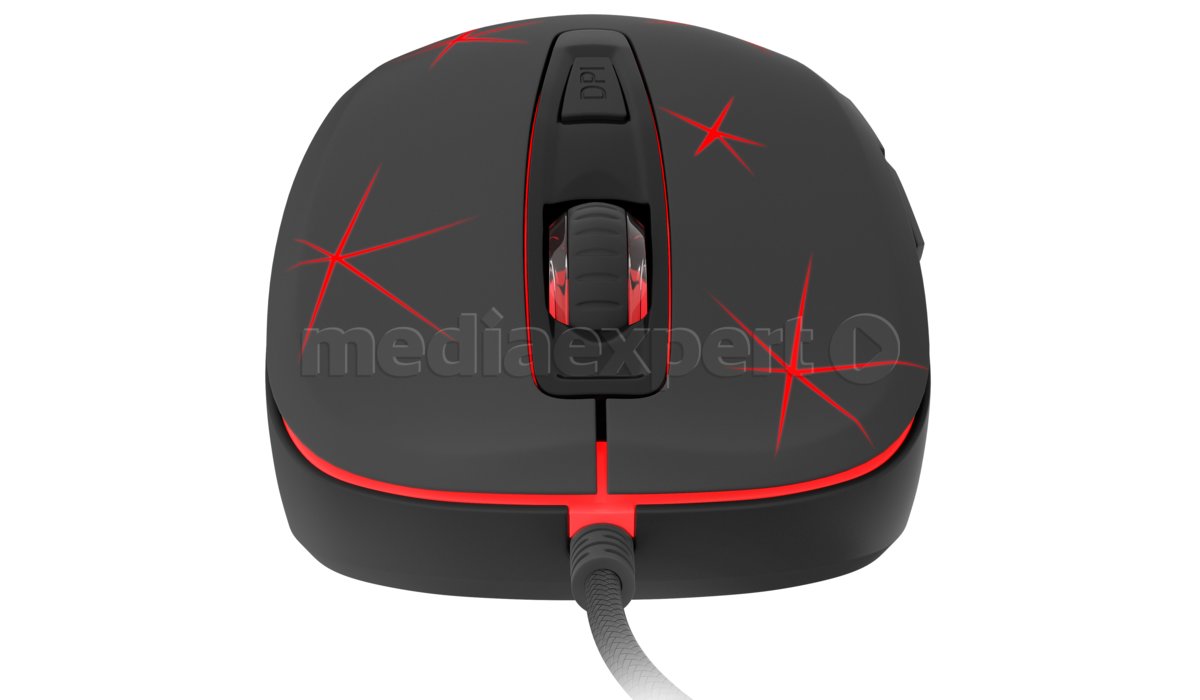 GENESIS Krypton 110 Czarno-czerwony Mysz - ceny i opinie w Media Expert