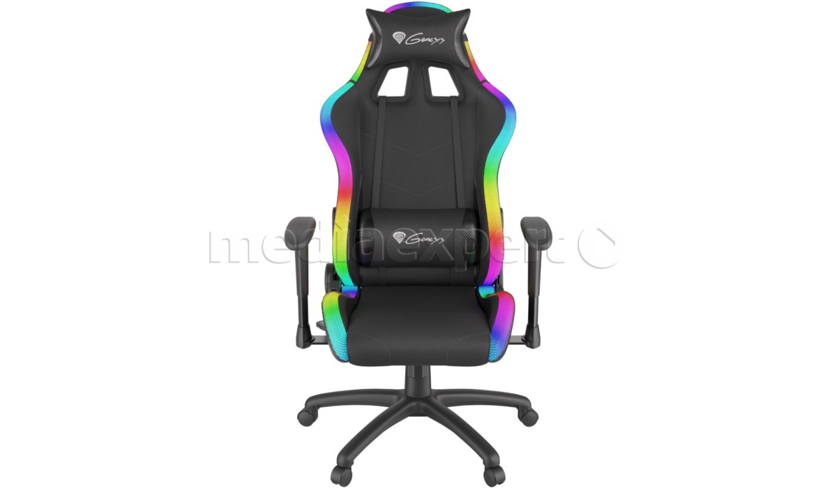 Fotel GENESIS Trit 500 RGB Czarny - ceny i opinie w Media Expert