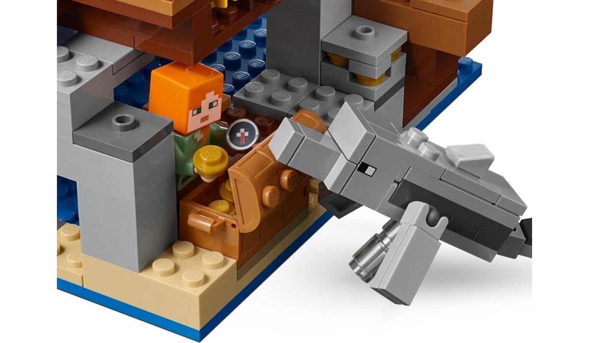 LEGO Minecraft Przygoda na statku pirackim 21152 - ceny i opinie w ...