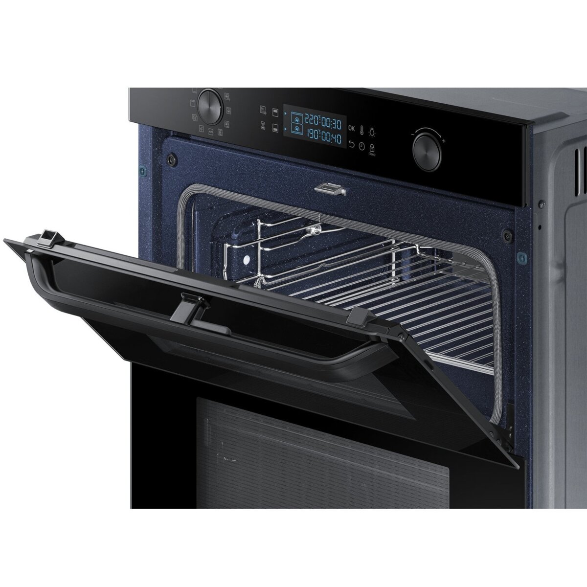 SAMSUNG NV75N5641RB Dual Cook Flex Elektryczny Czarny A+ Piekarnik ...