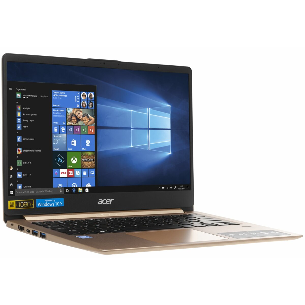 ACER Swift 1 N5000 4GB 128GB SSD W10 Laptop - ceny i opinie w Media Expert