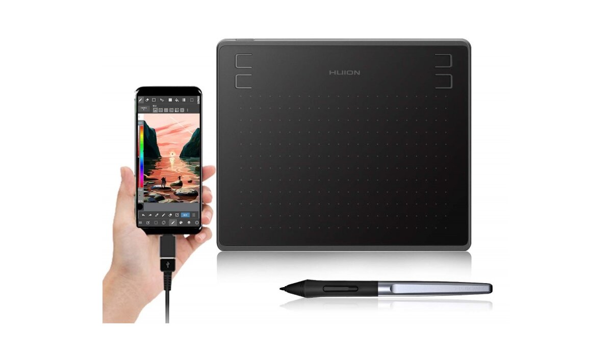 HUION HS64 Tablet graficzny - ceny i opinie w Media Expert