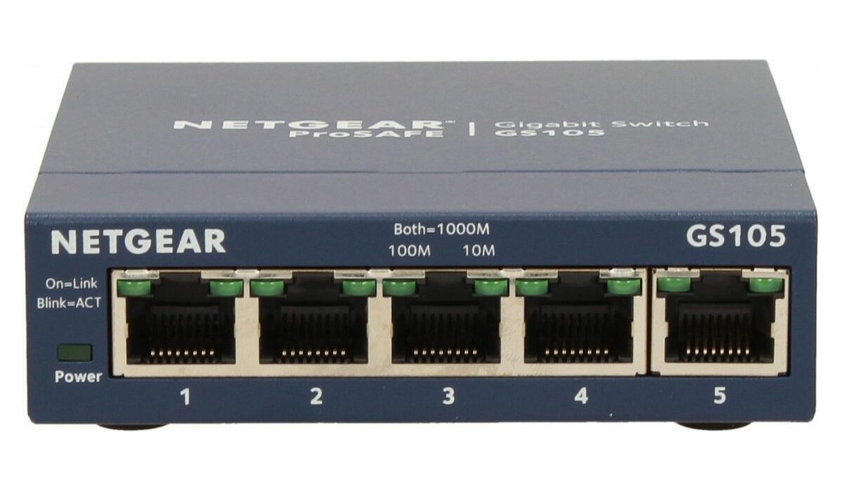 NETGEAR GS105GE Switch - ceny i opinie w Media Expert