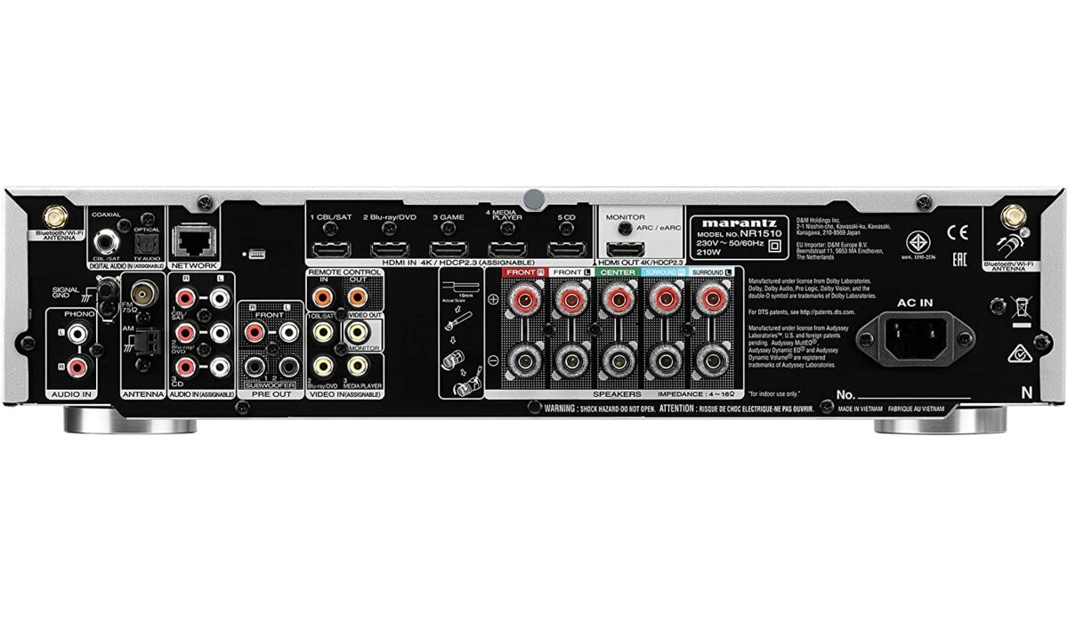 MARANTZ NR1510 Srebrno-złoty Amplituner - ceny i opinie w Media Expert