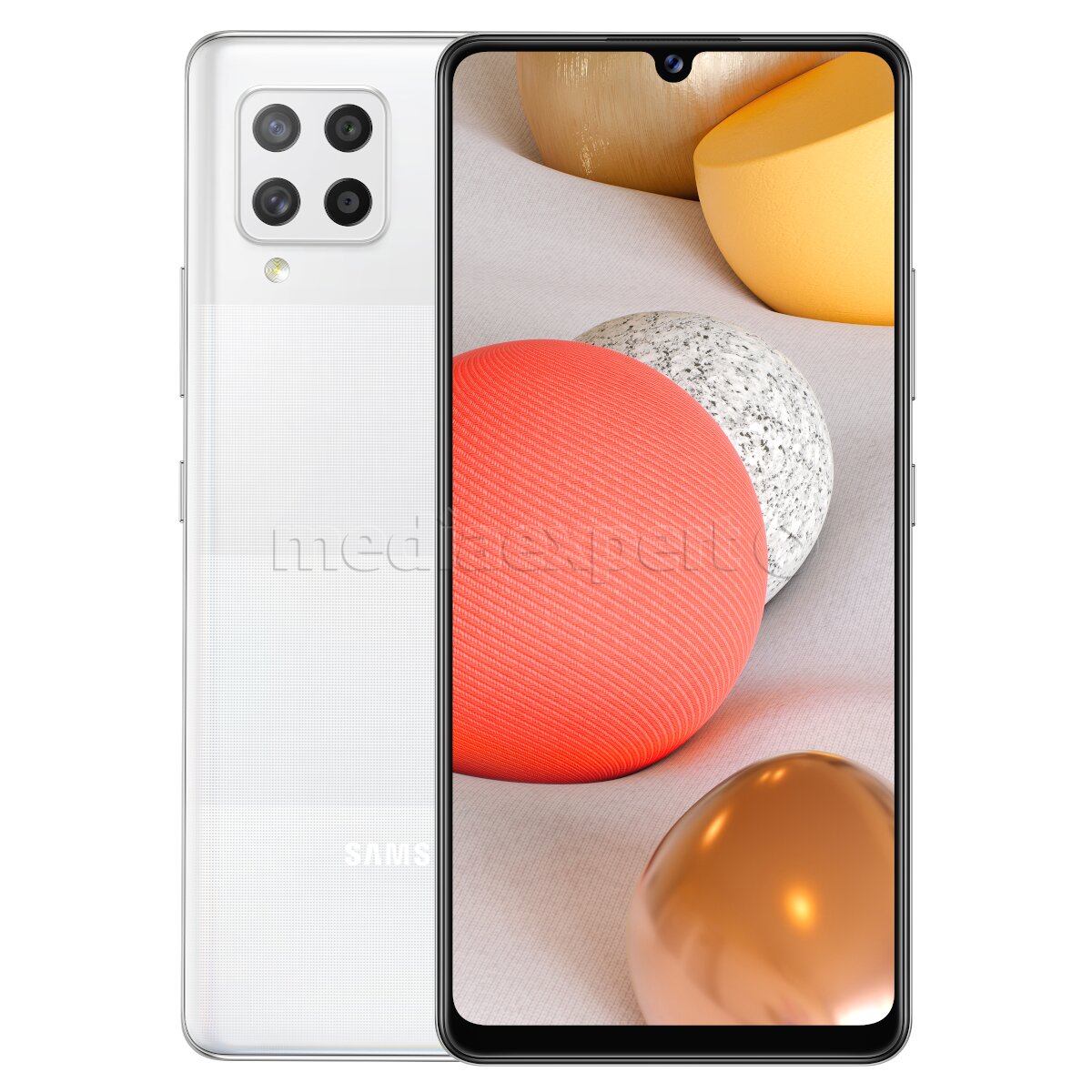 SAMSUNG Galaxy A42 5G SM-A426 Biały Smartfon - ceny i opinie w Media Expert