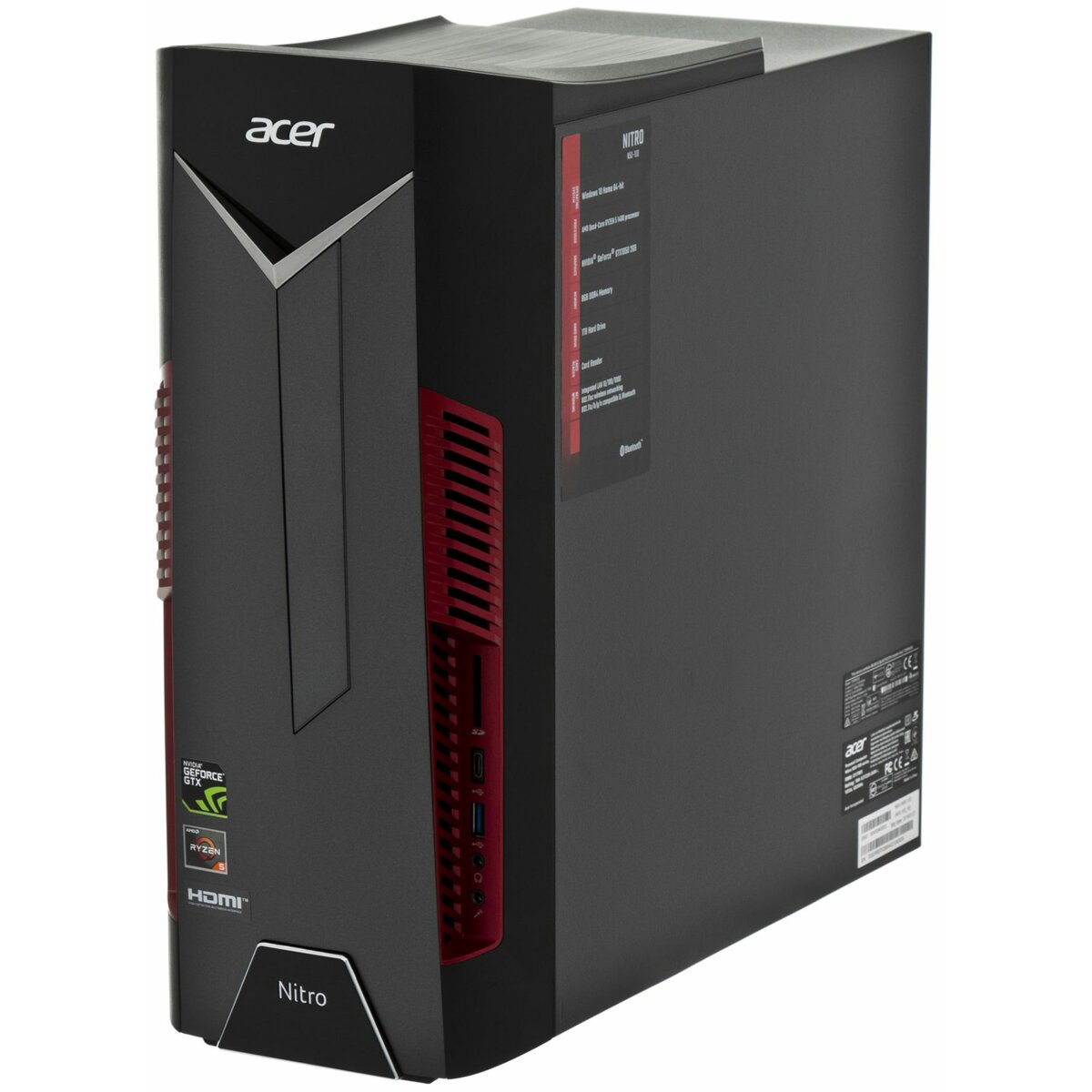 ACER Nitro N50-100 (DG.E0REP.028) RYZEN 5 1400 8GB 1000GB GF-GTX1050 ...