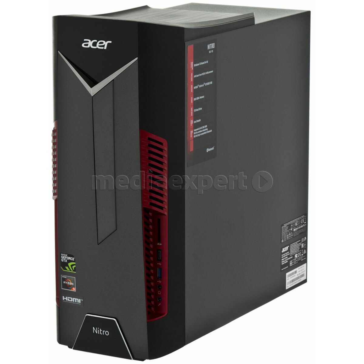 ACER Nitro N50-100 (DG.E0REP.028) RYZEN 5 1400 8GB 1000GB GF-GTX1050 ...