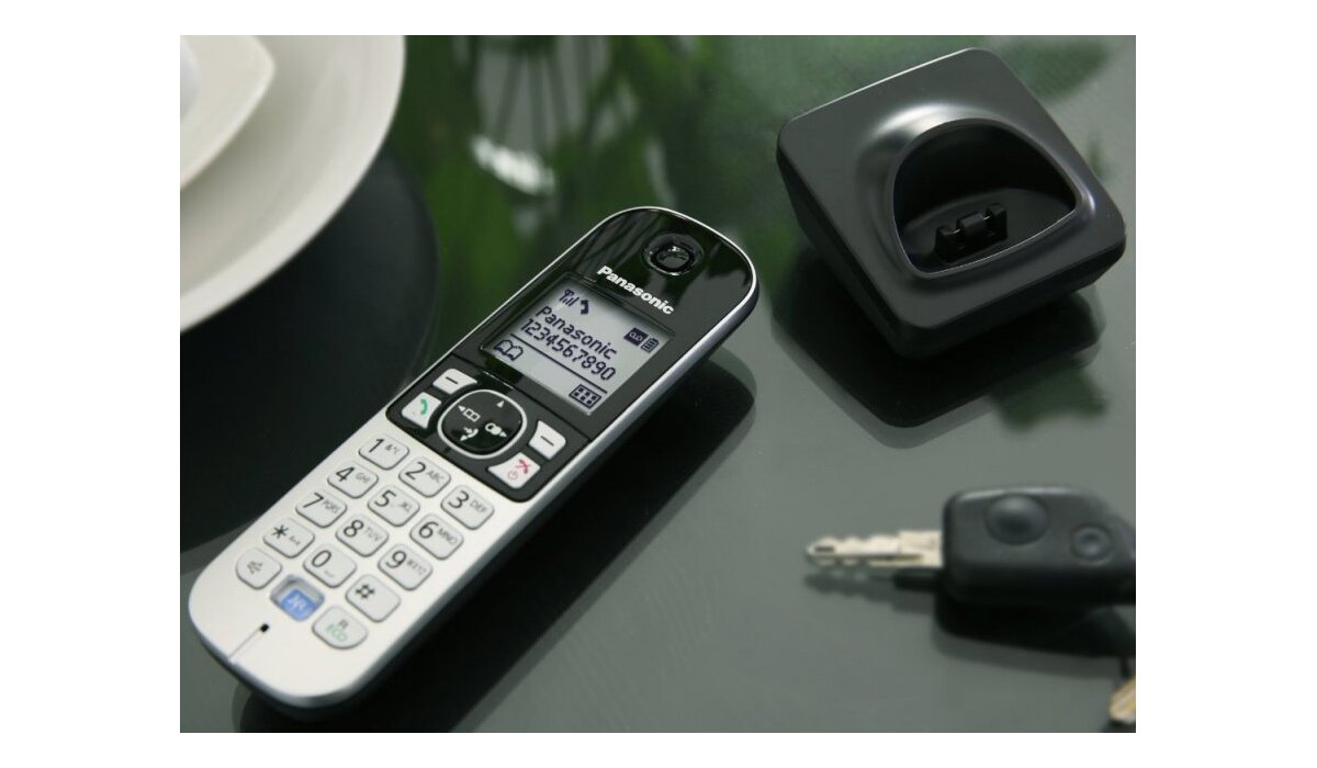 PANASONIC KX-TG6812 PDB Bezprzewodowy Czarny Telefon - ceny i opinie w Media Expert