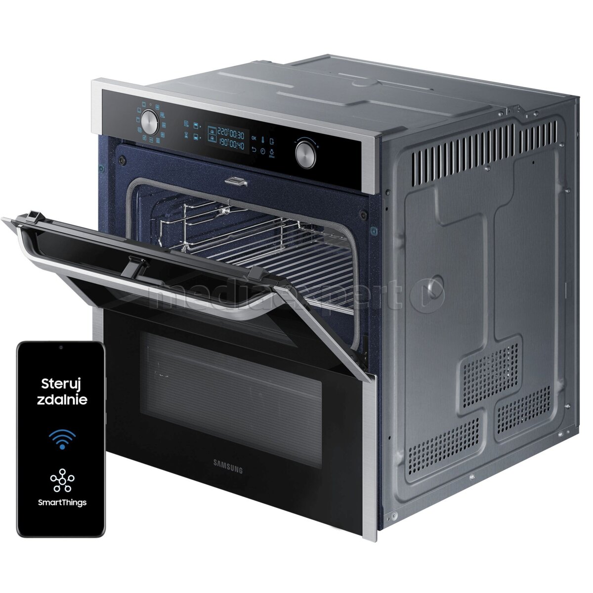 SAMSUNG NV75N7647RS Dual Cook Flex Piekarnik - ceny i opinie w Media Expert
