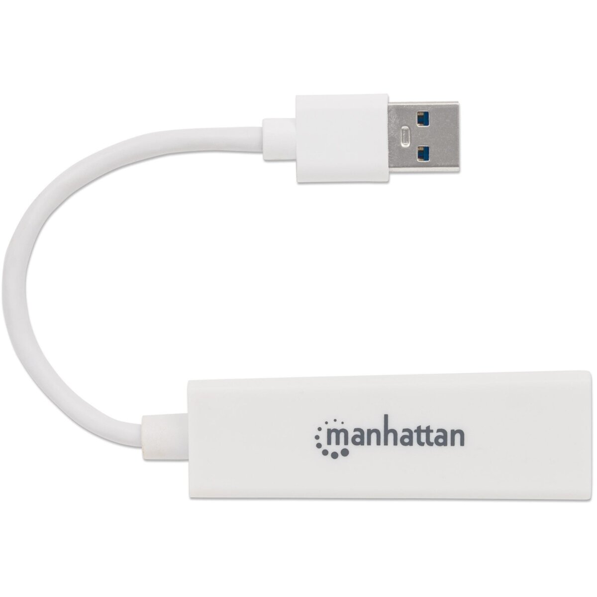 MANHATTAN 0.1 m Adapter USB - RJ45 - ceny i opinie w Media Expert