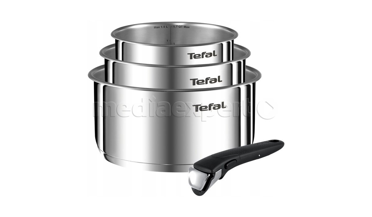 TEFAL Ingenio Emotion L9254S14 (4 elementy) Zestaw garnków - ceny i opinie w Media Expert
