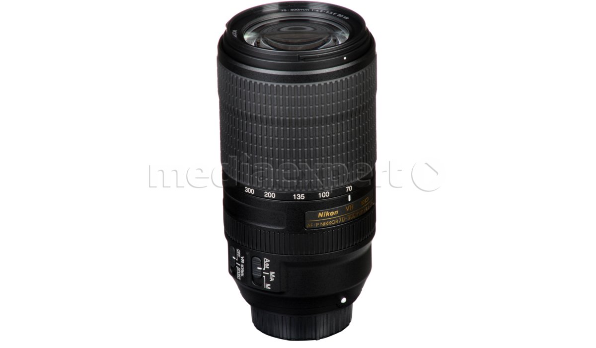 NIKON AF-P Nikkor 70-300 mm f/4.5-5.6E ED VR Obiektyw - ceny i opinie w Media Expert