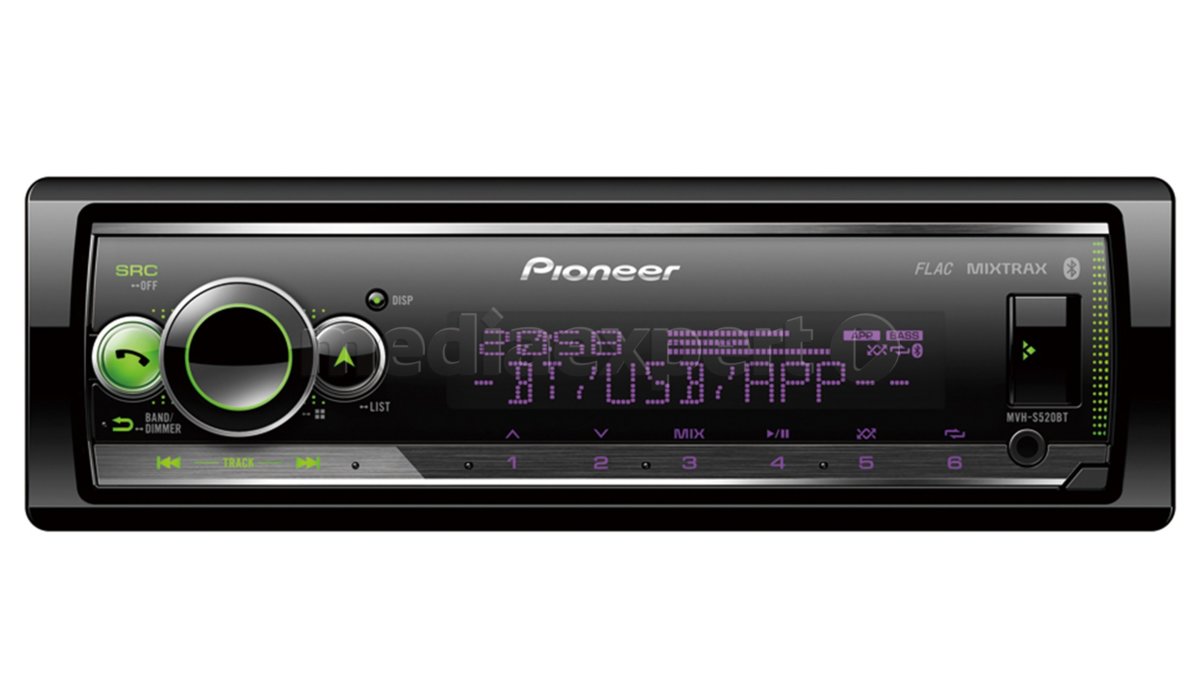 PIONEER MVH-S520BT Radio samochodowe - ceny i opinie w Media Expert