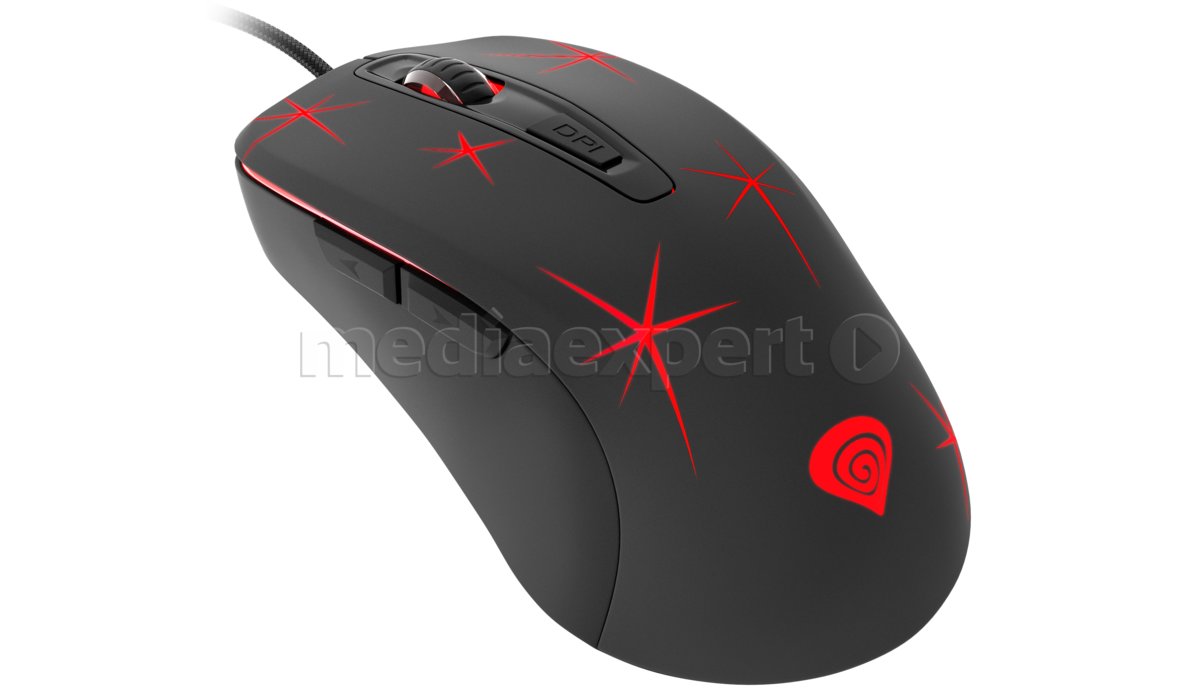 GENESIS Krypton 110 Czarno-czerwony Mysz - ceny i opinie w Media Expert