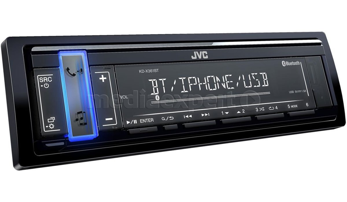 JVC KD-X361BT Radio samochodowe - ceny i opinie w Media Expert