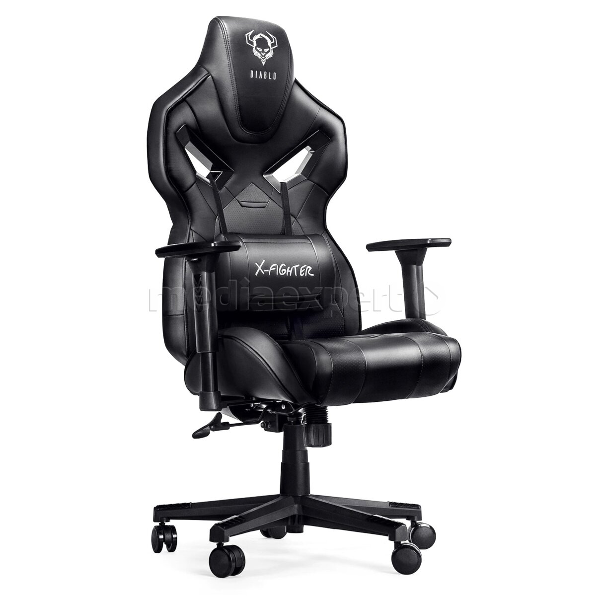 DIABLO CHAIRS X-Fighter Czarny Fotel - ceny i opinie w Media Expert