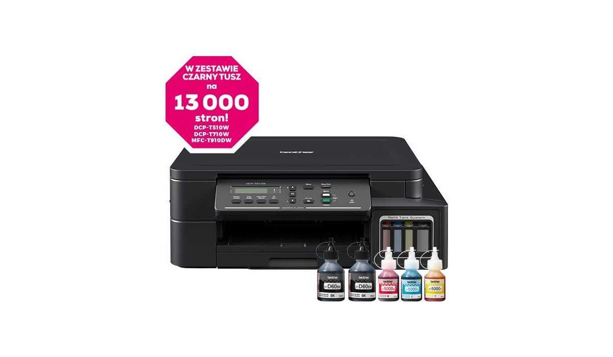 BROTHER DCP-T510W Urządzenie - ceny i opinie w Media Expert