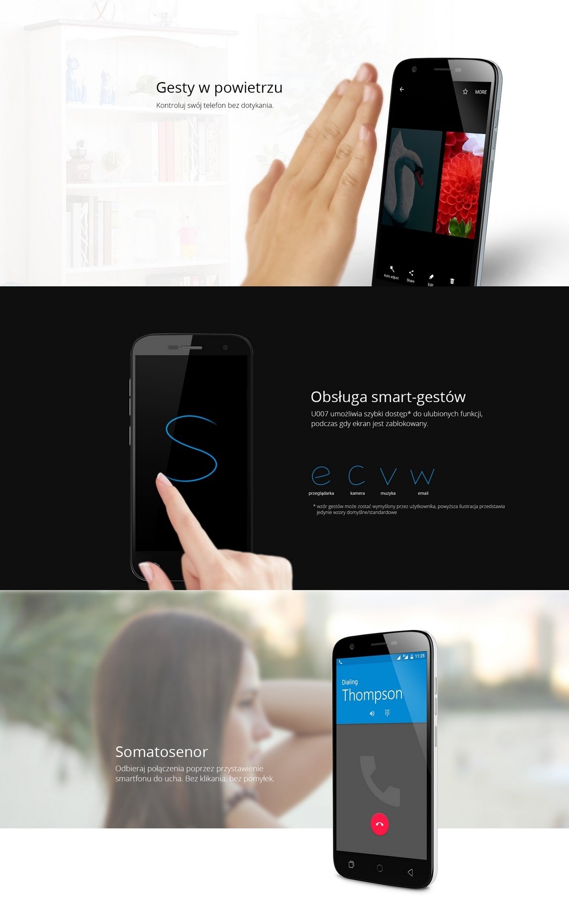 ULEFONE U007 1/8GB 5" Biały UF_U7_W Smartfon - niskie ceny i opinie w ...