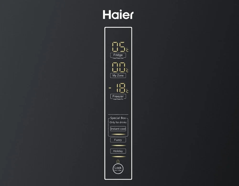 HAIER A3FE742CGBJ Nofrost Czarna Lodówka - ceny i opinie w Media Expert