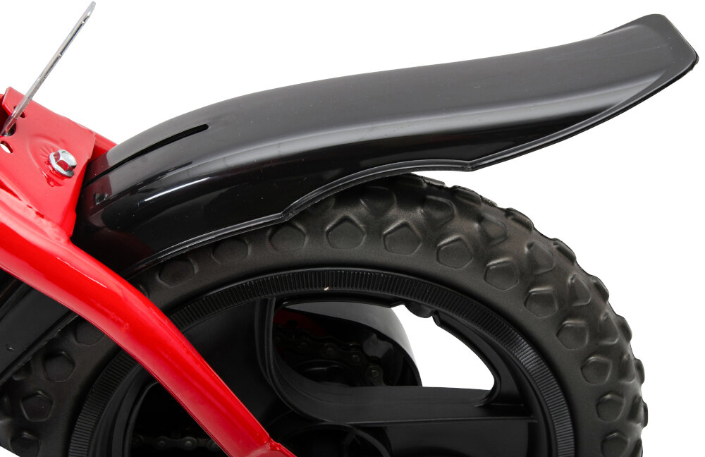 DISNEY Myszka Miki 12 cali dla chłopca Czarno-czerwono-żółty Rower ...