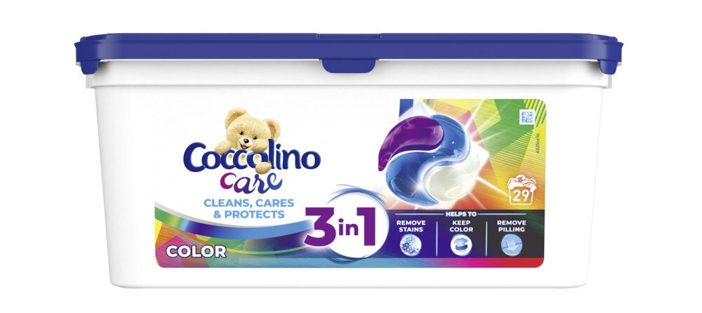 Zestaw kapsułek do prania COCCO 29W - 58 szt. BLACK - 29 szt. COLOUR ...