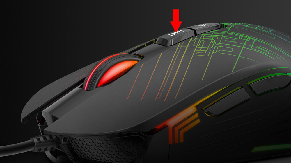 HAVIT Gamenote MS1019 RGB Mysz - niskie ceny i opinie w Media Expert