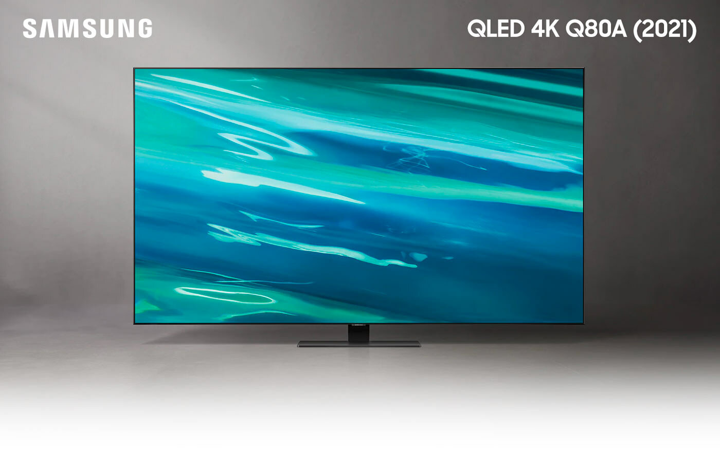 SAMSUNG QE55Q80AA 55" QLED 4K 120Hz Tizen TV Full Array HDMI 2.1 Nowość ...