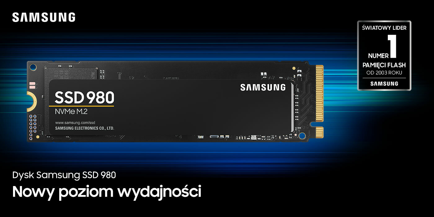 Dysk SAMSUNG 980 1TB SSD - niskie ceny i opinie w Media Expert
