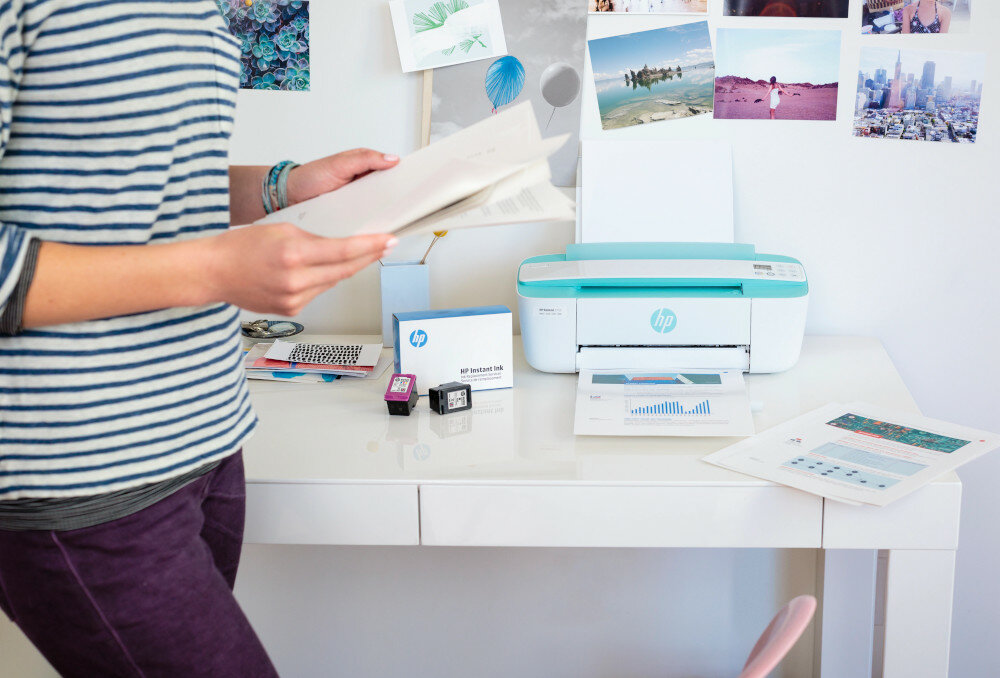 HP DeskJet 3762 Wi-Fi Atrament Apple AirPrint Instant Ink Urządzenie ...