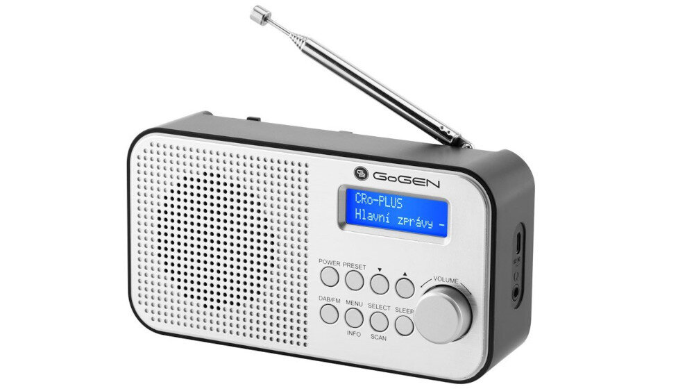 GOGEN DAB 300 N Przenośne Srebrny Radio - niskie ceny i opinie w Media ...
