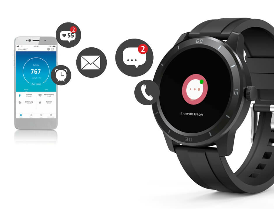 HAMA Fit Watch 6900 Czarny Smartwatch - niskie ceny i opinie w Media Expert HAMA Fit Watch 6900 Czarny Smartwatch - niskie ceny i opinie w Media Expert