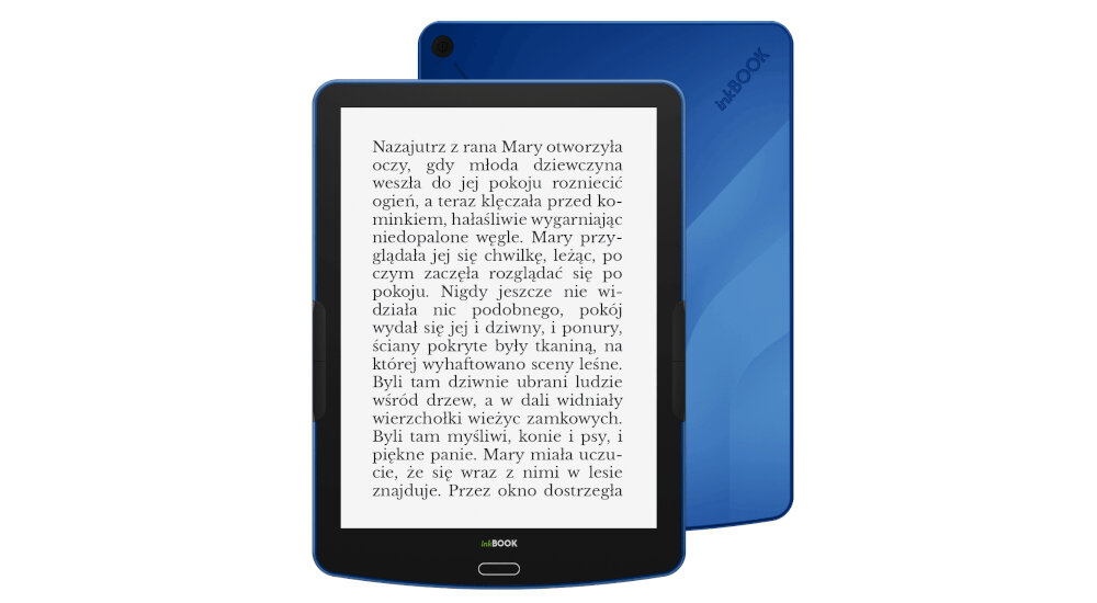 INKBOOK Focus 7.8", Podświetlany ekran, Wi-Fi, Bez reklam Niebieski ...