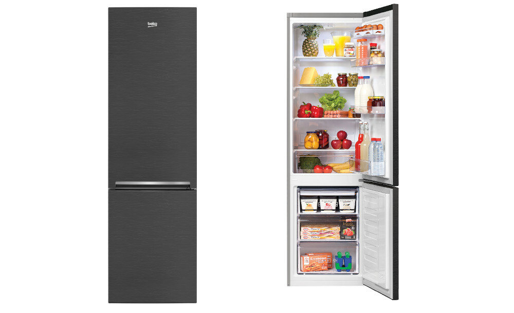 BEKO RCSK300K30XBRN 181cm Ciemny Inox Lodówka - niskie ceny i opinie w ...