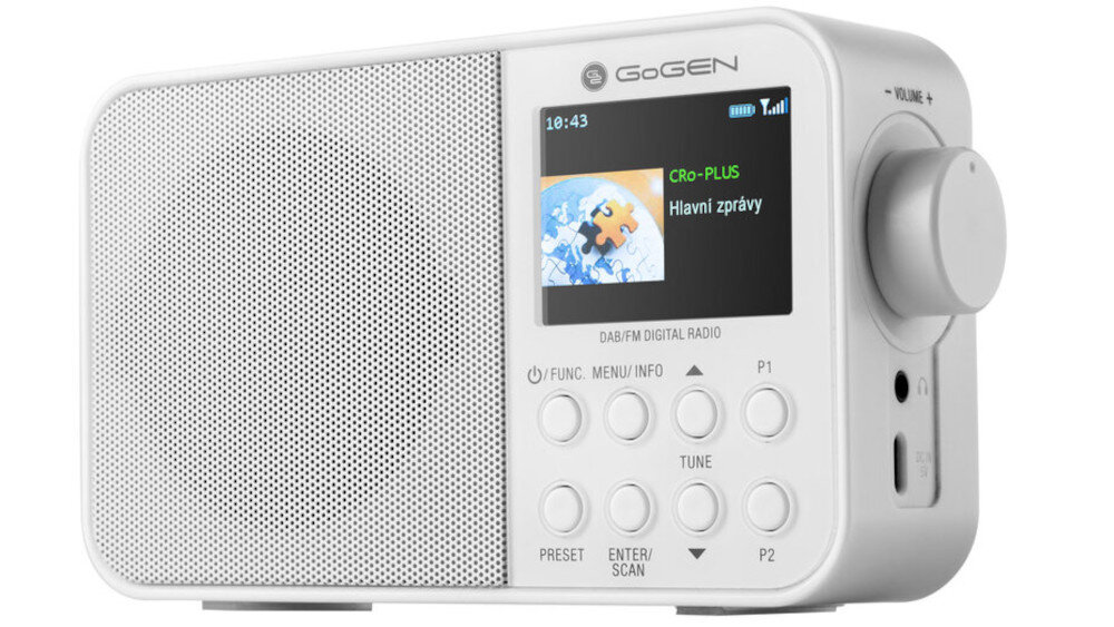 GOGEN DAB 500 BTC Biały Radio - niskie ceny i opinie w Media Expert