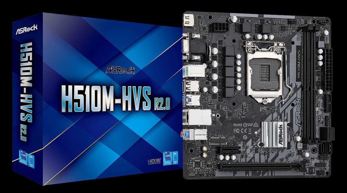 ASROCK H510M-HVS R2.0 Płyta główna - niskie ceny i opinie w Media Expert