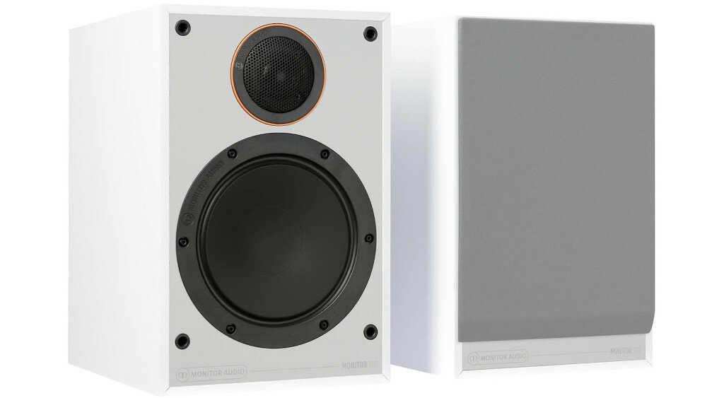 MONITOR AUDIO Monitor 100 Biały (2 szt.) Kolumny głośnikowe - niskie ...