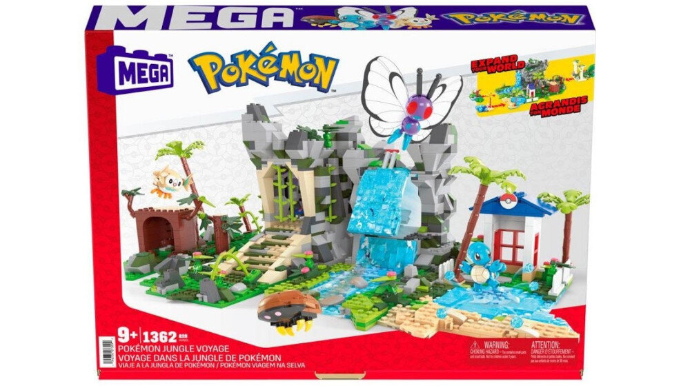 MEGA Pokemon Przygoda w dżungli HHN61 Klocki plastikowe - niskie ceny i ...