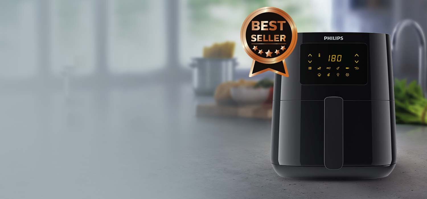 PHILIPS Essential Ovi Mini HD9252/90 Czarny Air Fryer Frytkownica ...