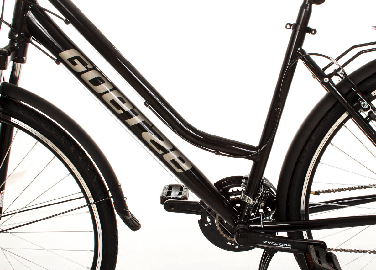 GOETZE Gemini M19 28 cali męski Czarny Rower trekkingowy - niskie ceny ...