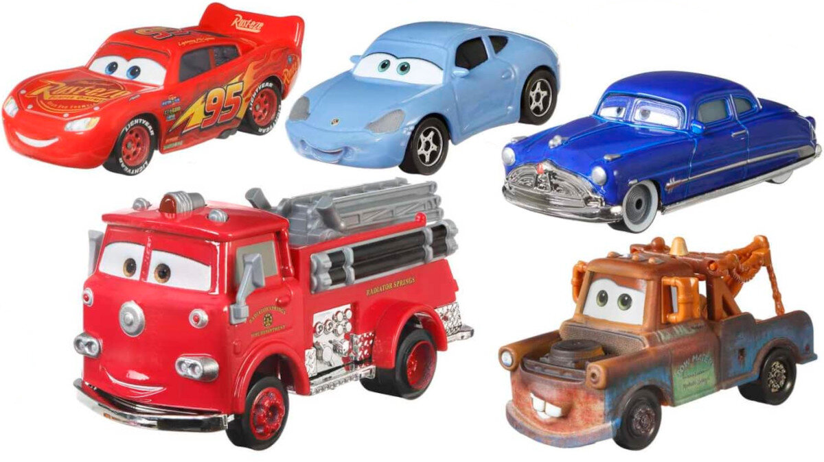 CARS Disney Pixar HFN81 (5 szt.) Samochód - niskie ceny i opinie w ...