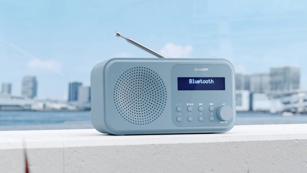 SHARP DR-P420 Niebieski Radio - niskie ceny i opinie w Media Expert
