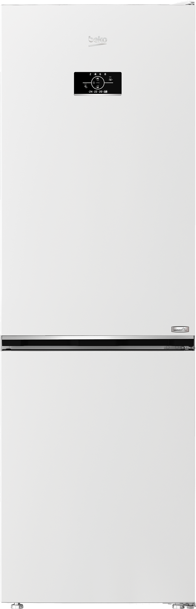 BEKO b300 B3RCNA364HW No Frost HarvestFresh, AeroFlow SmoothFit 186.5cm ...