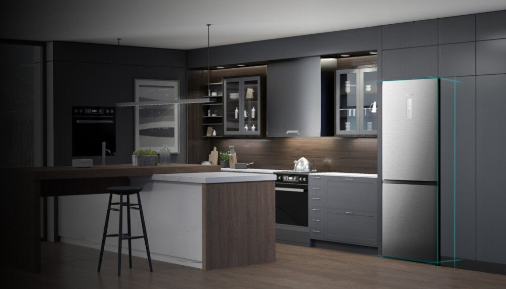 HISENSE RT641N4WFE1 No frost 200cm Czarna Lodówka - niskie ceny i ...