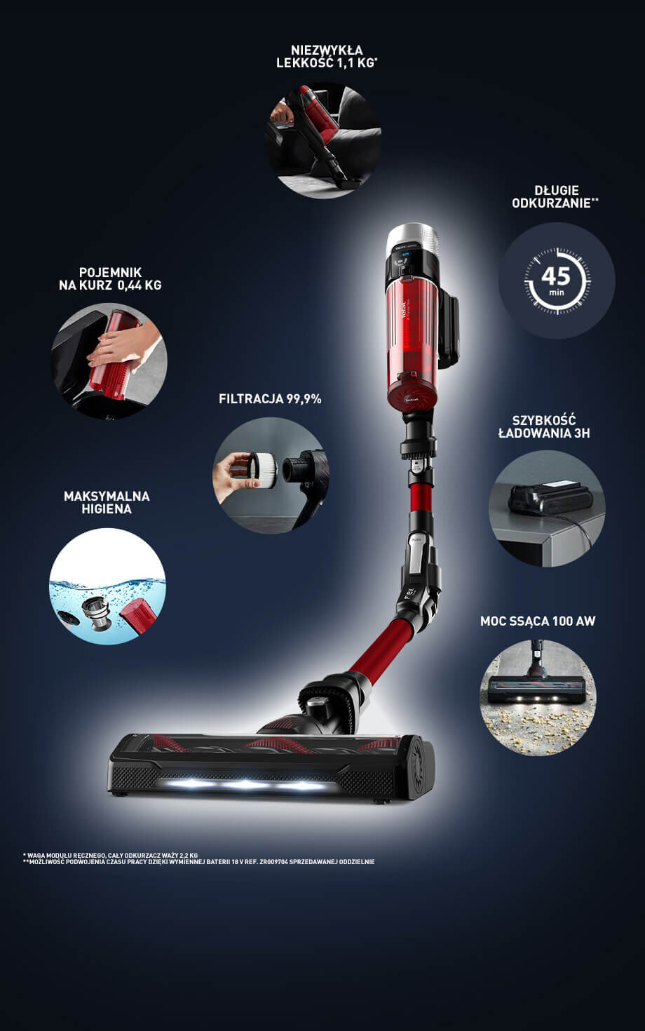TEFAL X-Force Flex 9.60 Animal Care TY2079 Odkurzacz - niskie ceny i ...