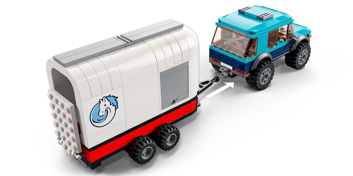 LEGO City Przyczepa do przewozu koni 60327 - niskie ceny i opinie w ...