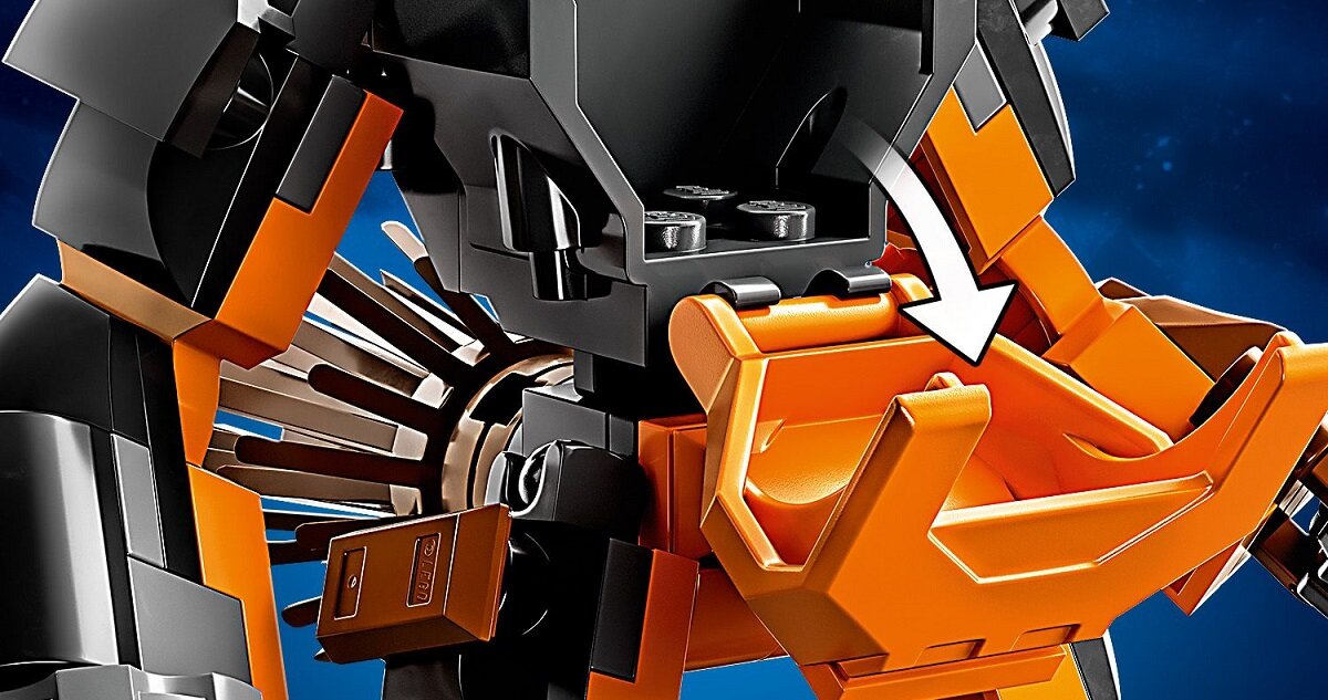 LEGO 76243 Marvel Mechaniczna zbroja Rocketa - niskie ceny i opinie w ...